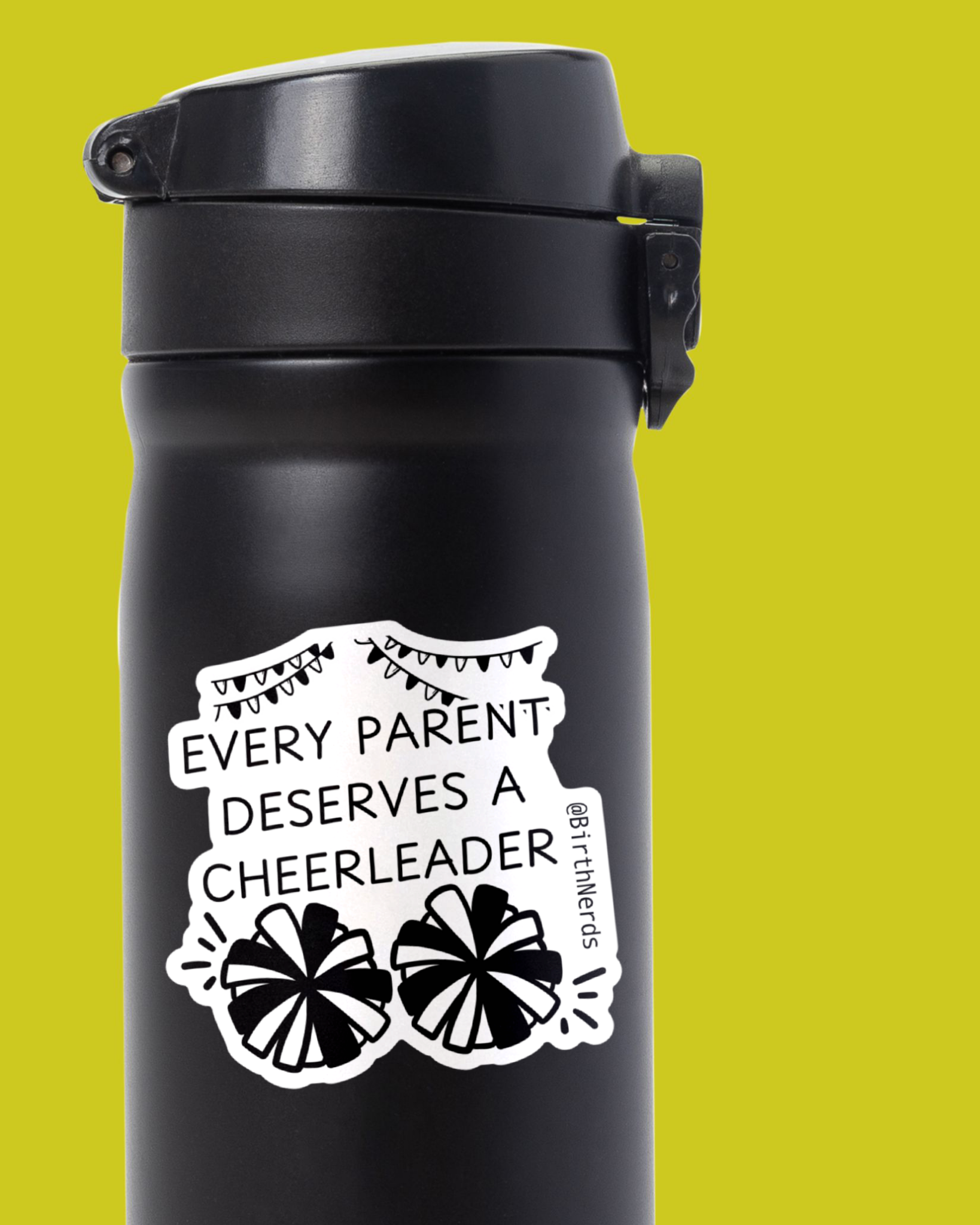 Every Parent Deserves a Cheerleader Sticker - Birth Nerds by Lauren J ...
